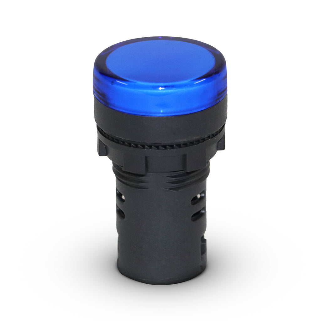 22mm LED Pilot Lights-220V AC/DC- IP66 – Elekron Baal