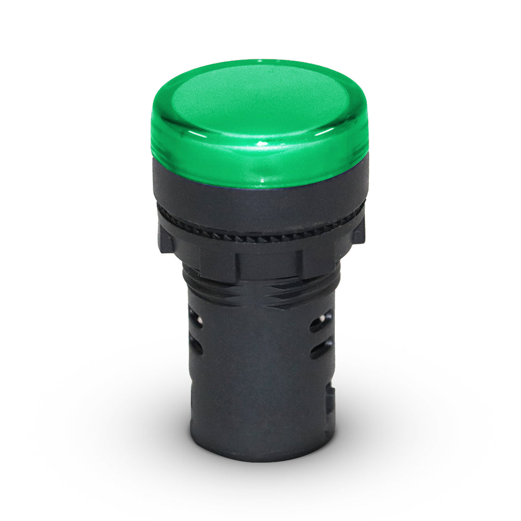 22mm LED Pilot Lights-220V AC/DC- IP66 – Elekron Baal