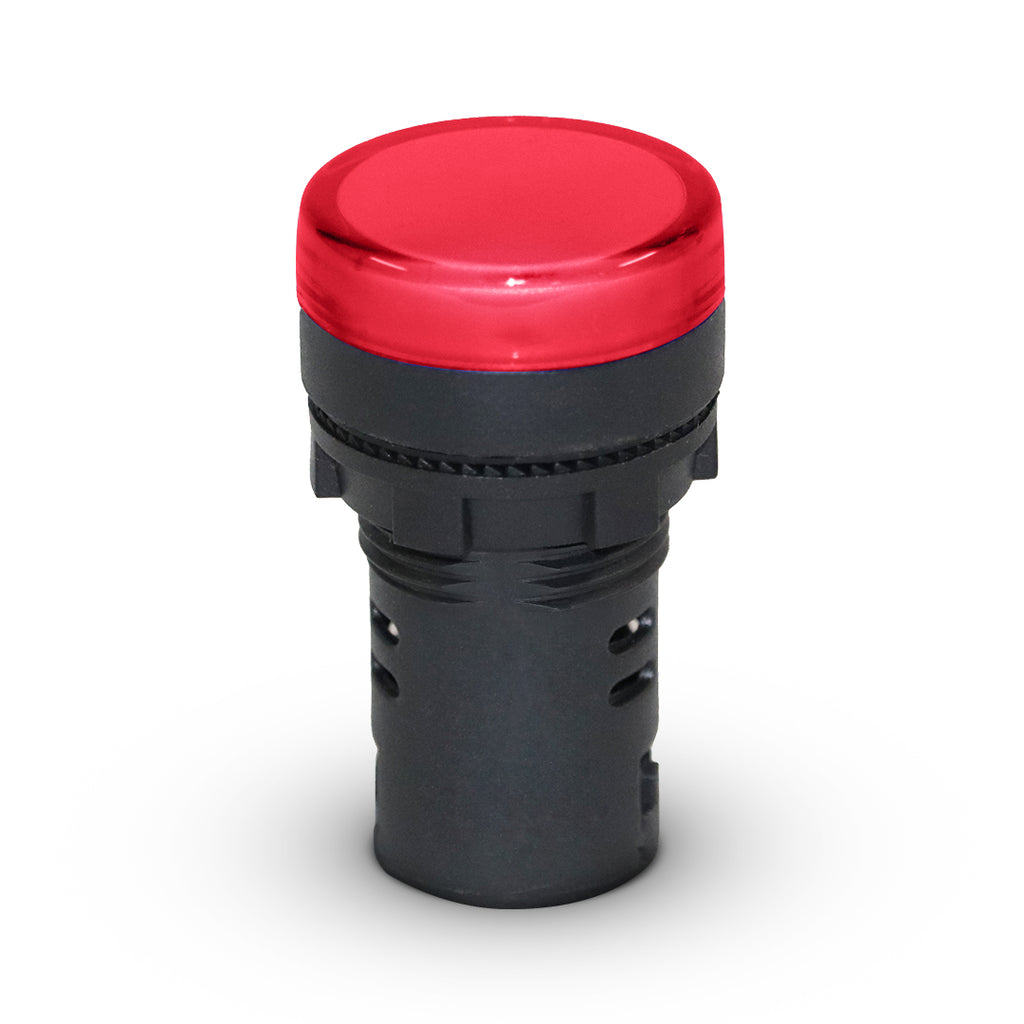 22mm LED Pilot Lights-220V AC/DC- IP66 – Elekron Baal