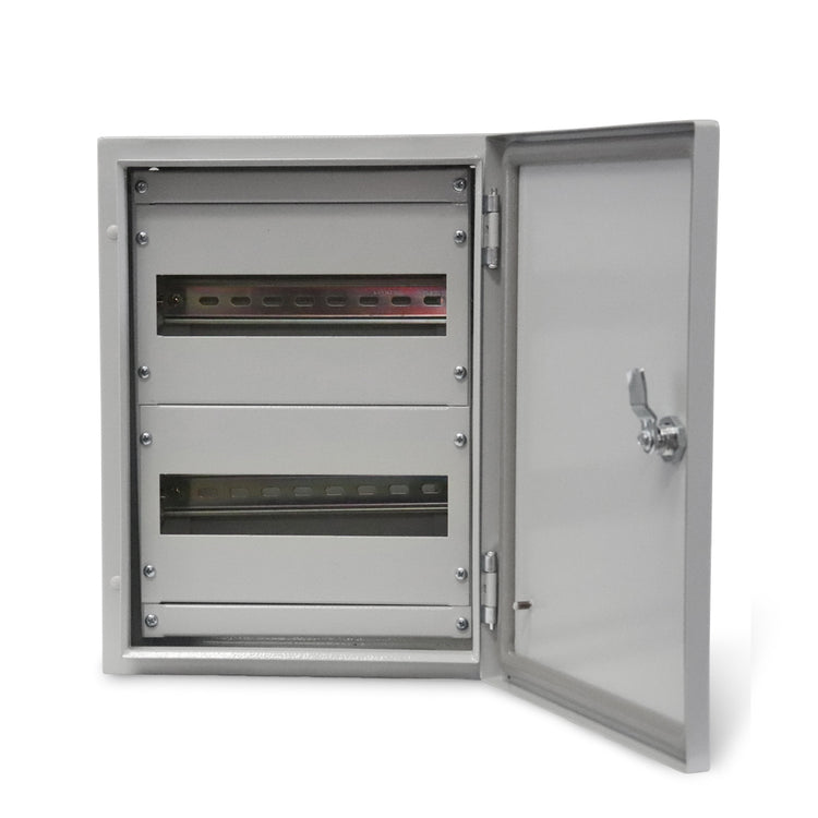 2x12 Poles Din rail Enclosure-IP66 – Elekron Baal