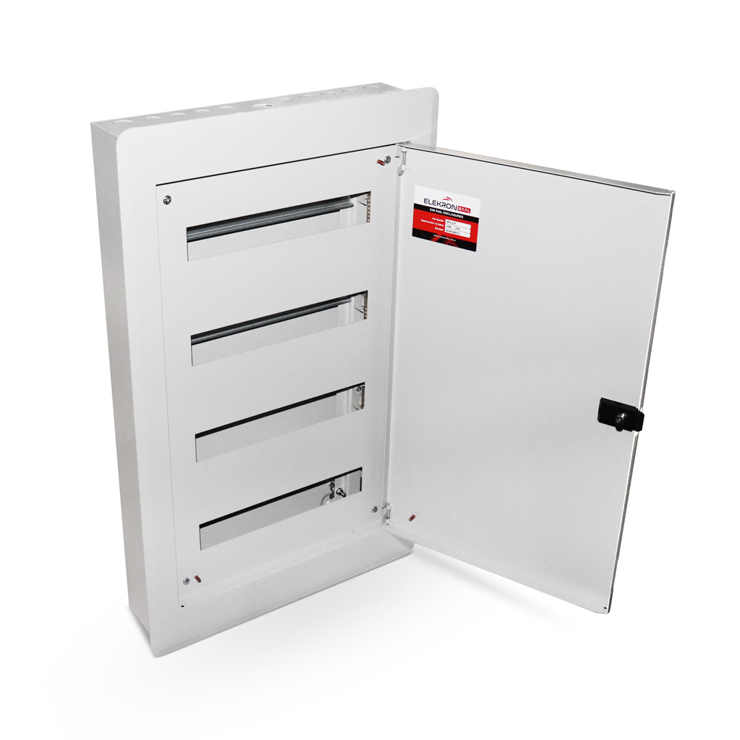 Din rail Enclosure 4x16 Pole- Flush Mount – Elekron Baal