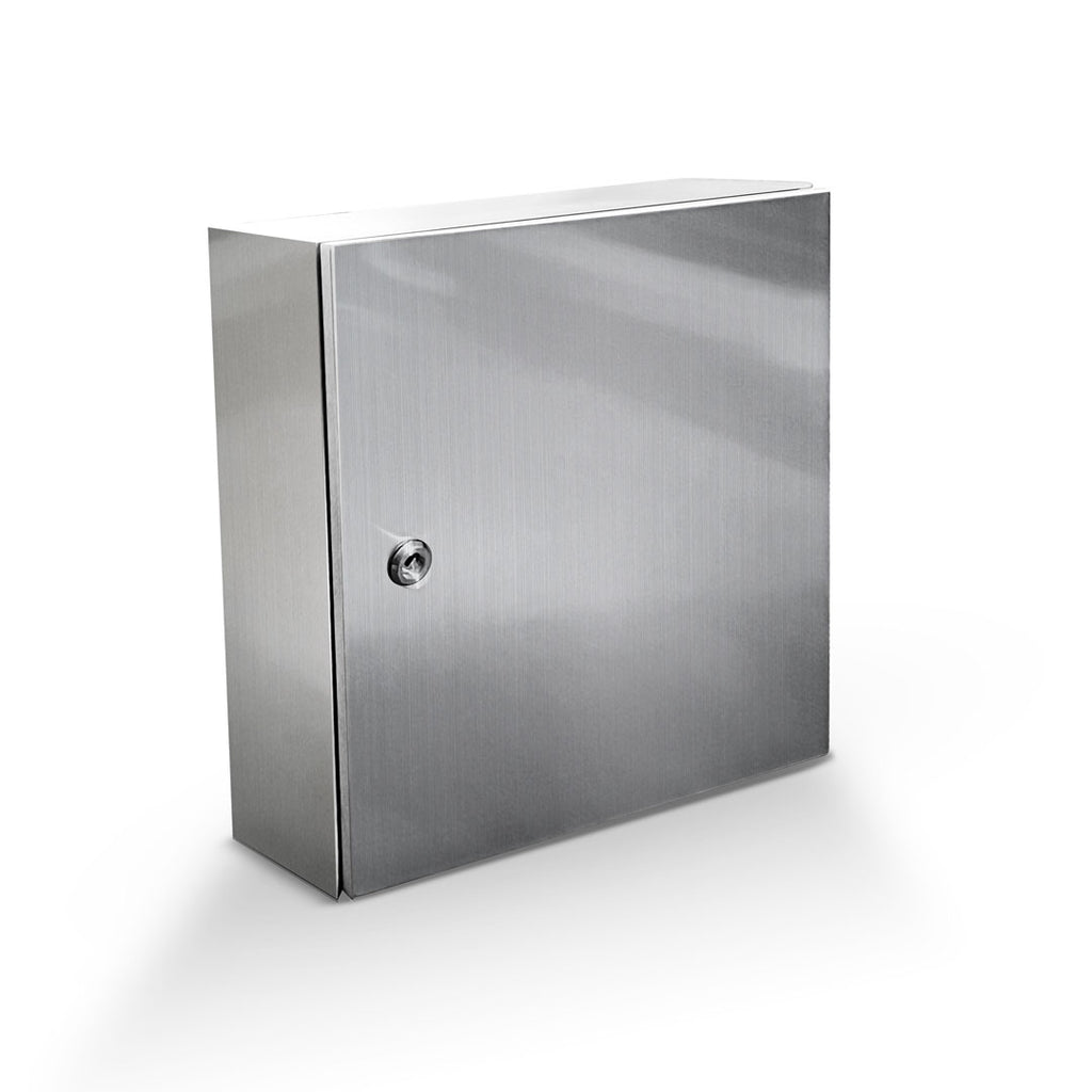 316 stainless Steel 400(H)x 400(W)x 200(D) Enclosure IP66 – Elekron Baal
