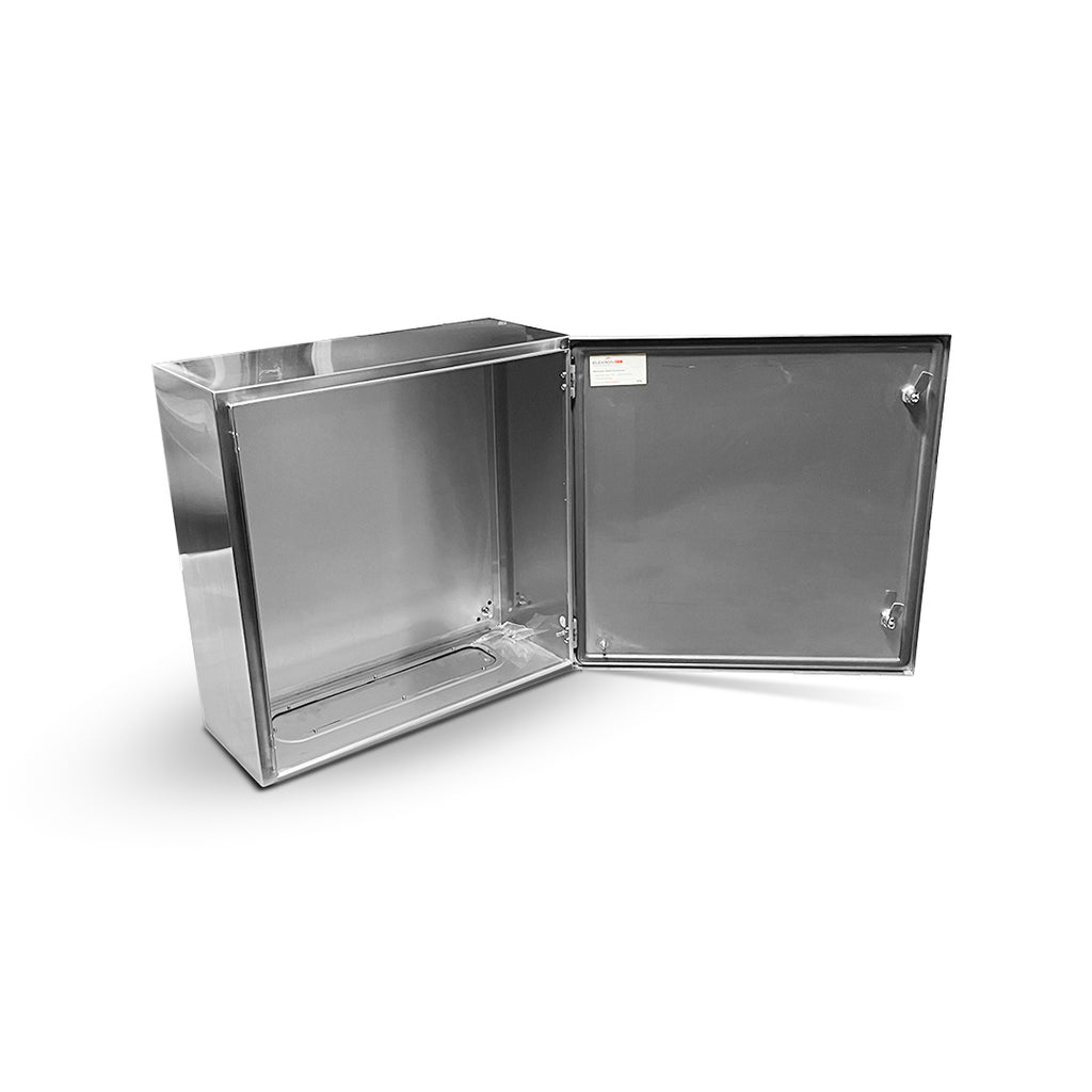 316 stainless Steel 500(H)x 400(W)x 200(D) Enclosure IP66 – Elekron Baal