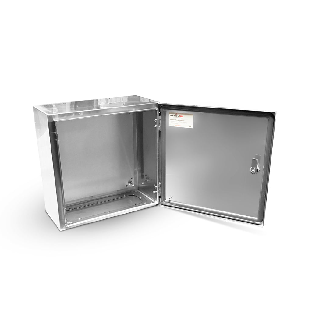 316 stainless Steel 400(H)x 400(W)x 200(D) Enclosure IP66 – Elekron Baal