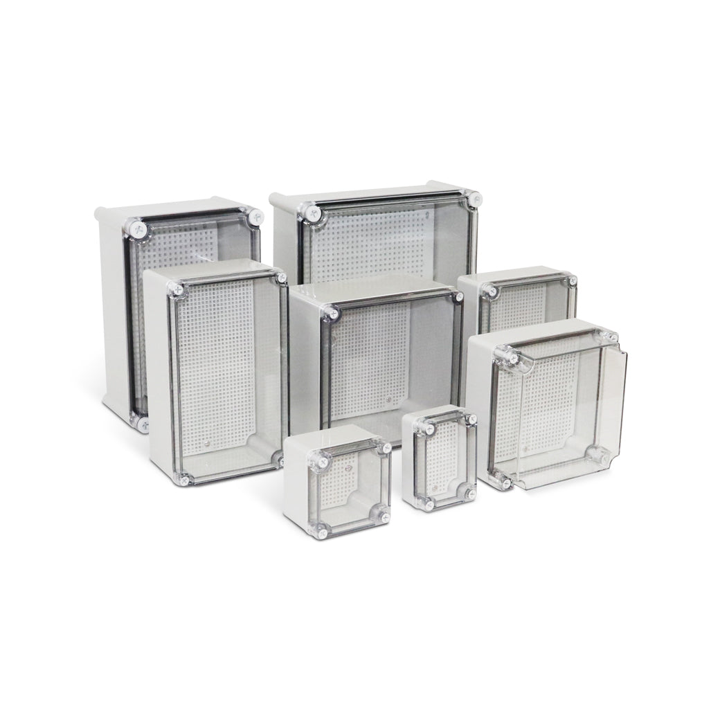 ABS Plastic Enclosure Transparent Lid / Plastic Mounting Plate- IP66 ...