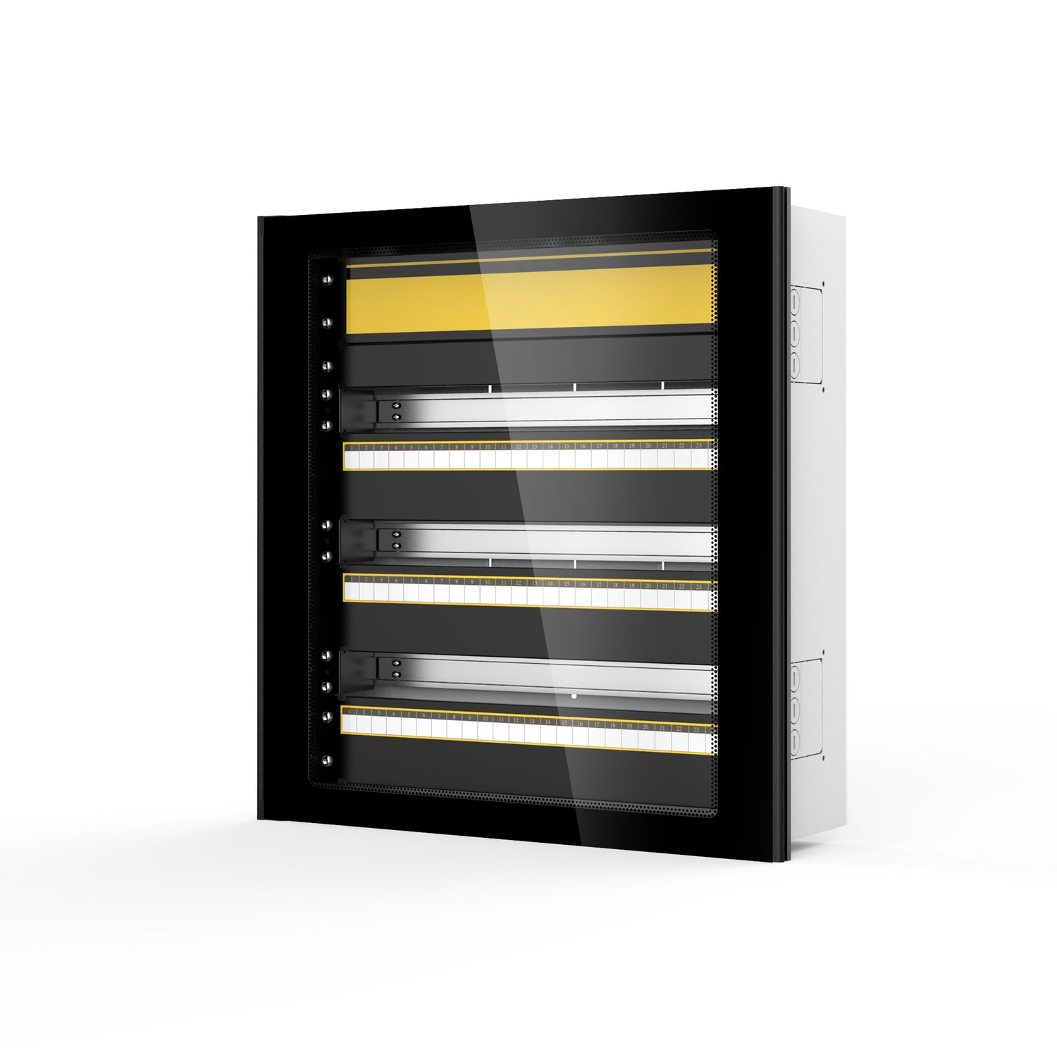 3x24 POLES Flush Mount Din rail Enclosure – Elekron Baal