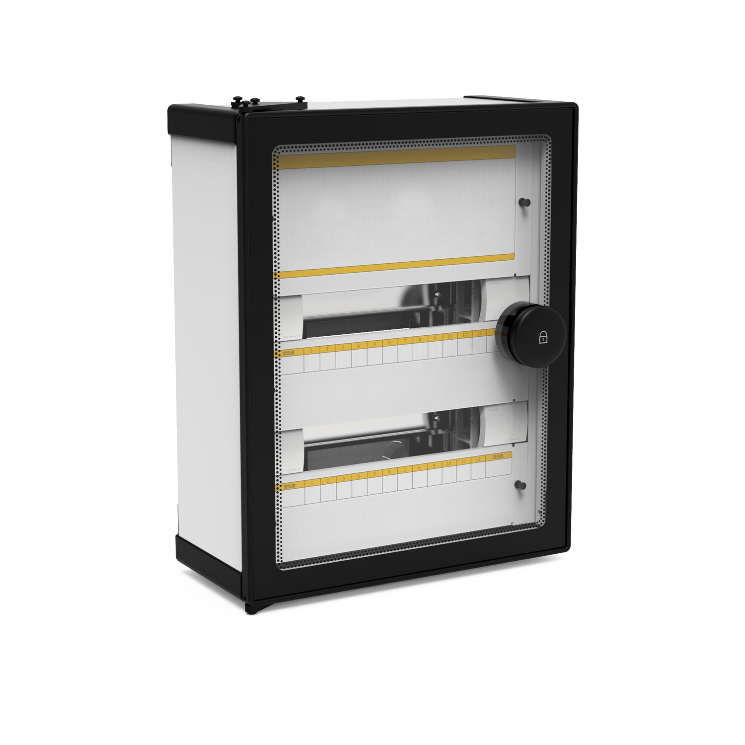 2x18 POLES Surface Mount Din rail Enclosure – Elekron Baal