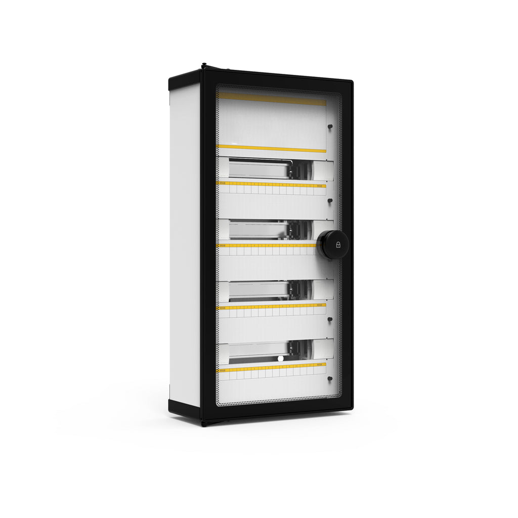 4x18 POLES Surface Mount Din rail Enclosure – Elekron Baal