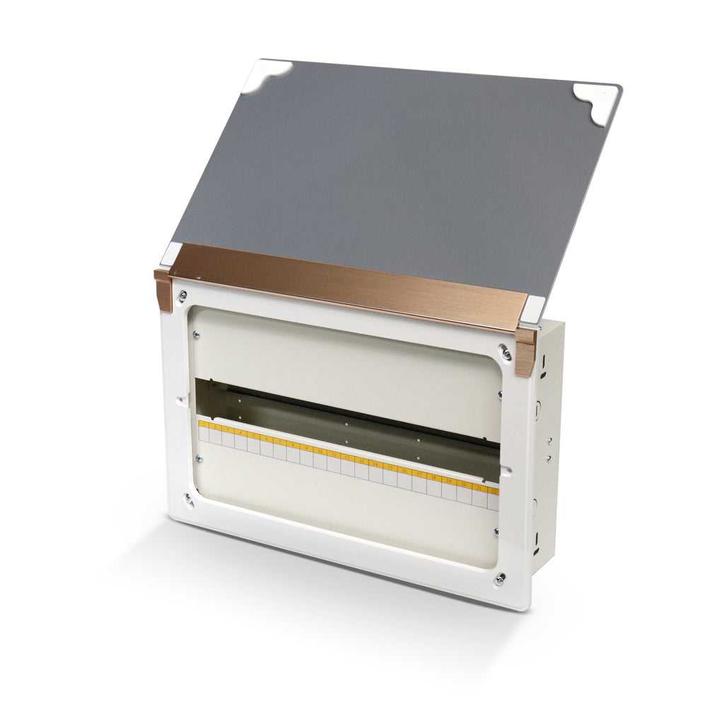 1x22 POLES Flush Mount Din rail Enclosure – Elekron Baal