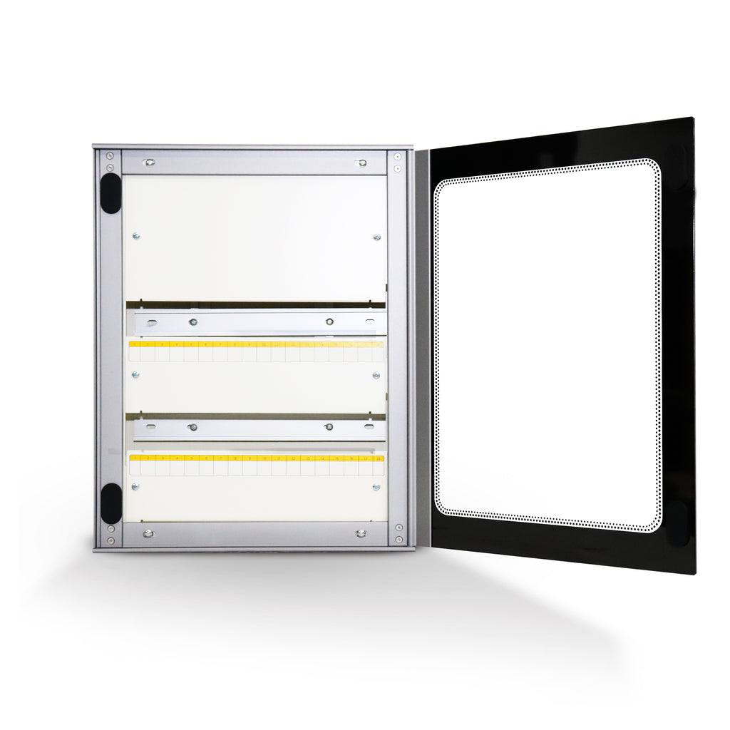 2x18 POLES Flush Mount Din rail Enclosure – Elekron Baal