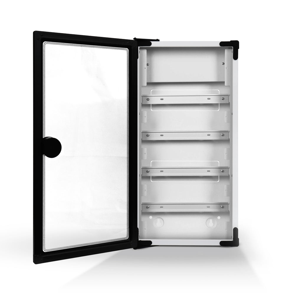4x18 POLES Surface Mount Din rail Enclosure – Elekron Baal