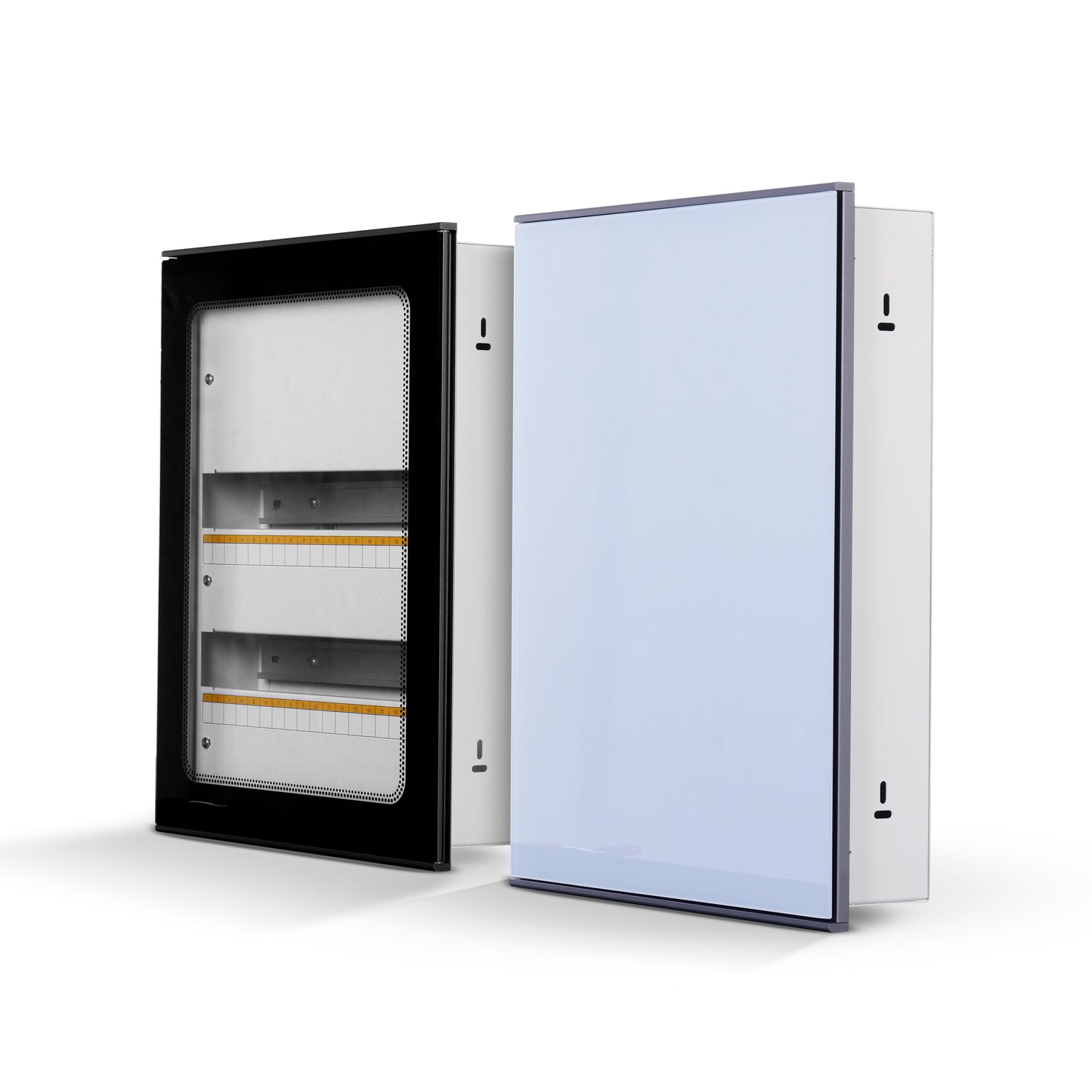 2x18 POLES Flush Mount Din rail Enclosure – Elekron Baal