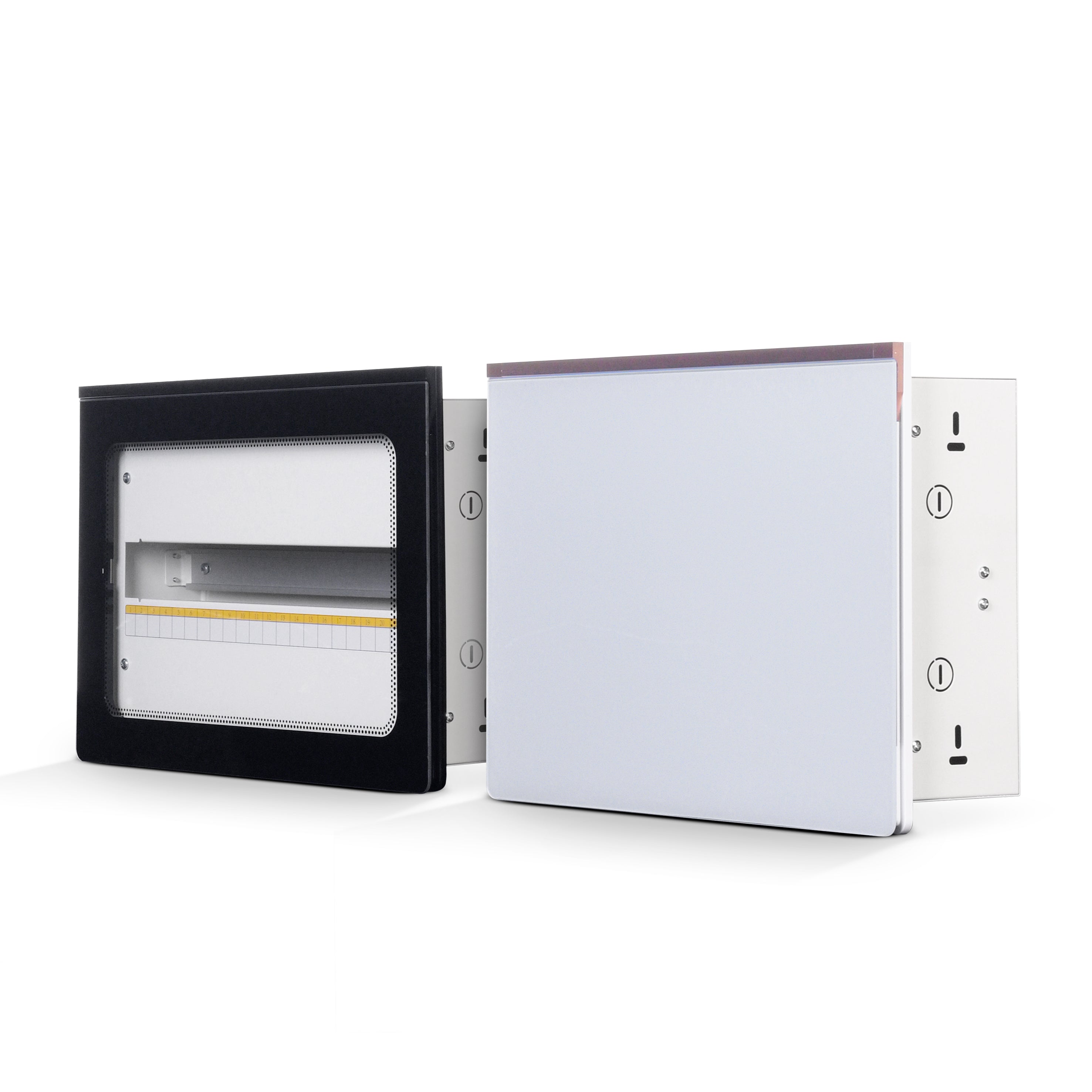 1x22 POLES Flush Mount Din rail Enclosure – Elekron Baal