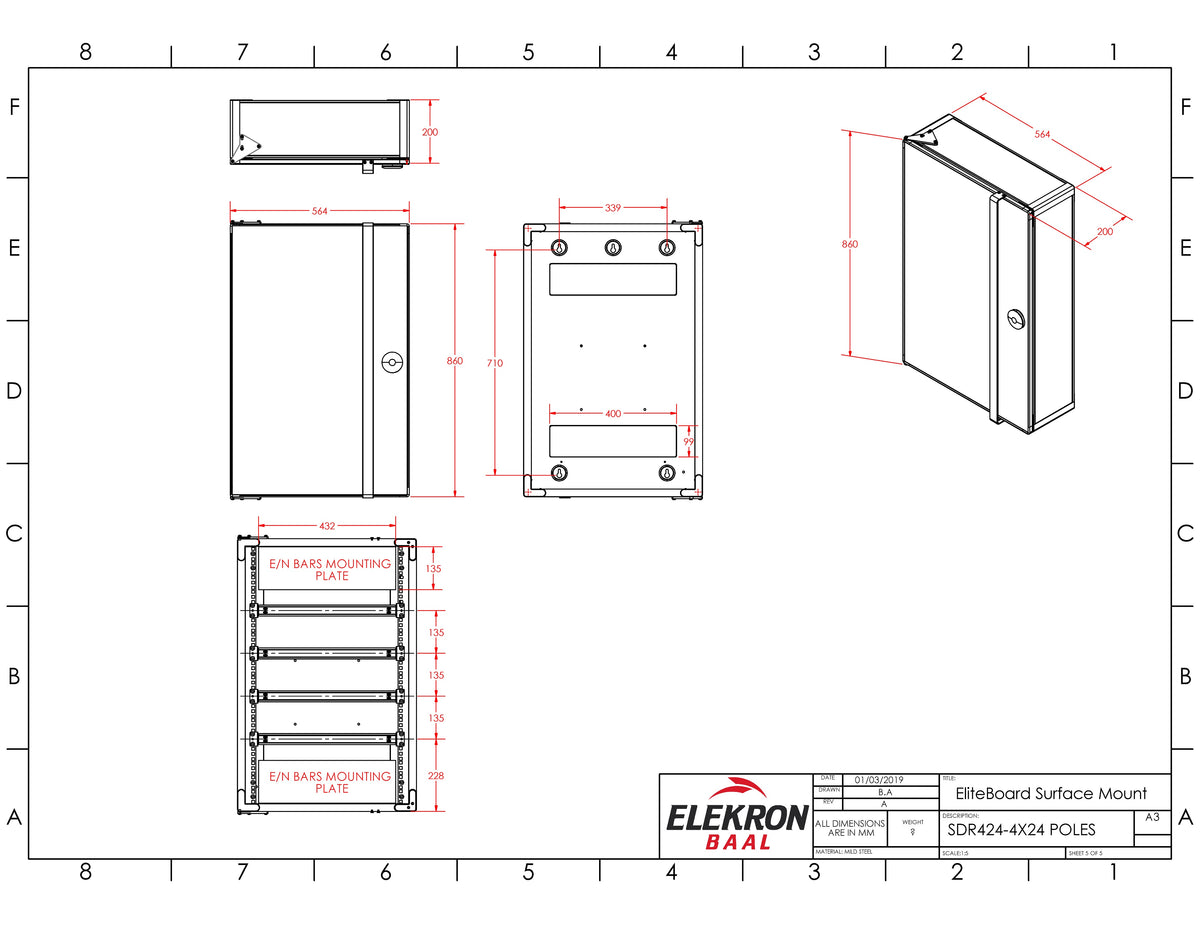 4X24 POLES - Elekron Baal