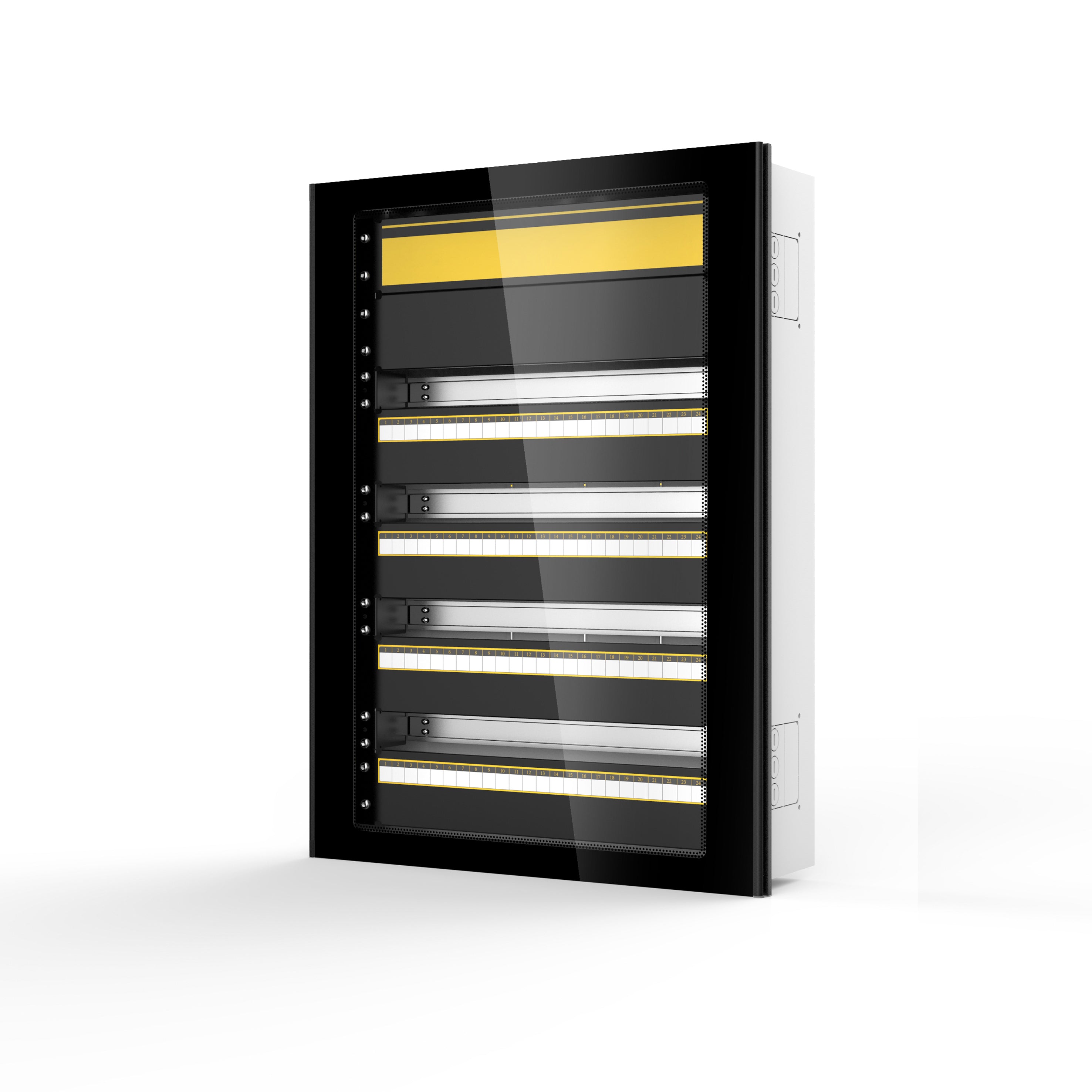 4x24 POLES Flush Mount Din rail Enclosure – Elekron Baal